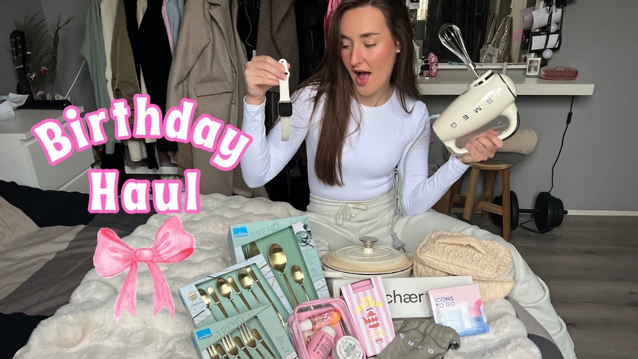 BIRTHDAY HAUL #24 - YouTube