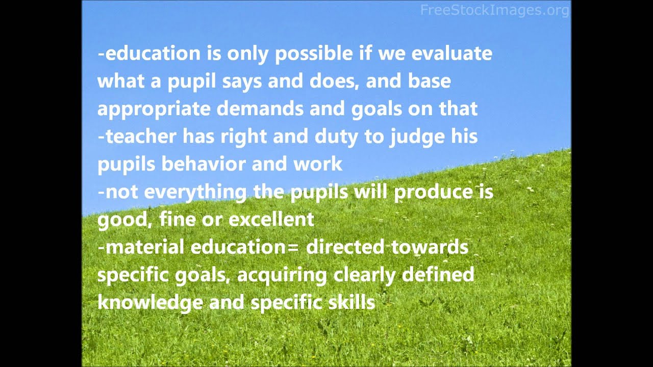 Pestalozzi's philosophy - YouTube