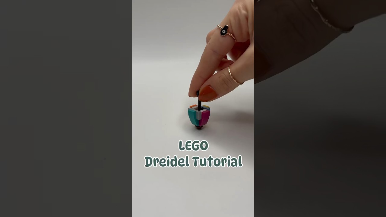 LEGO Dreidel moc, easy tutorial 🎲 #legotutorial #legomoc - YouTube