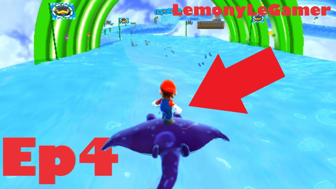 I'm Surfing on a Stingray!? (Super Mario Galaxy #4) - YouTube