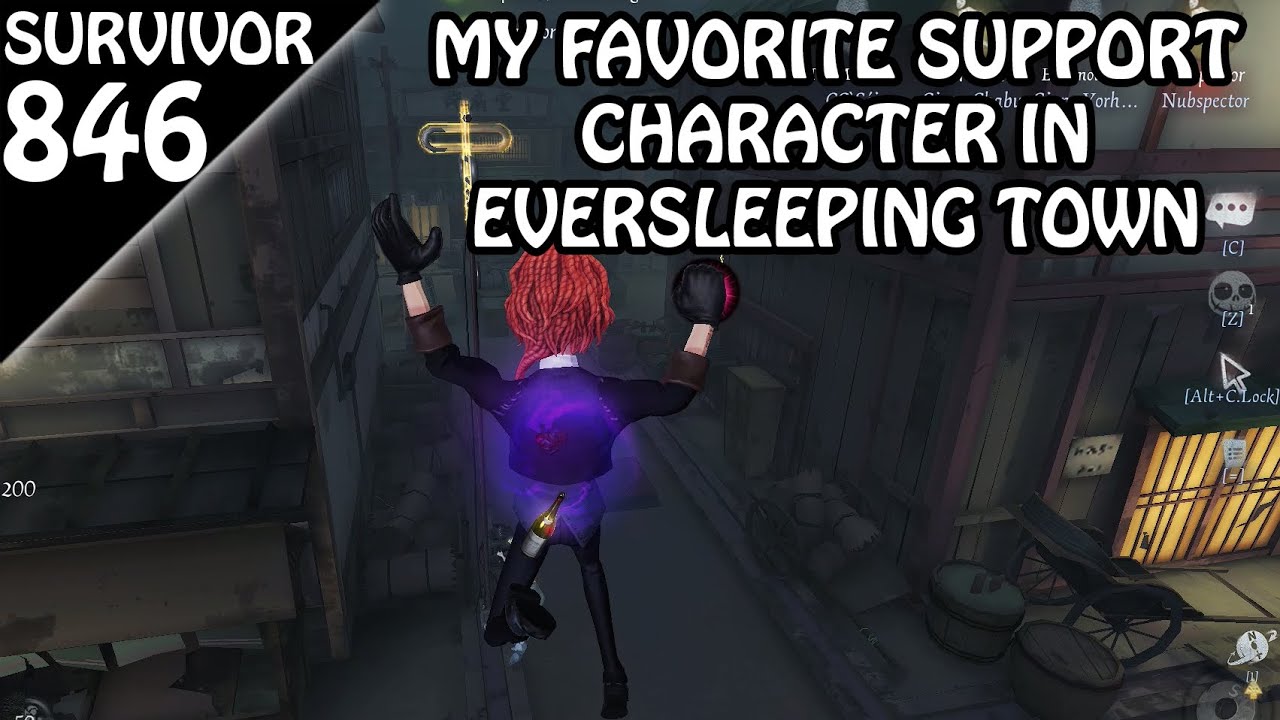 Best Support Character in Eversleeping Town - Survivor Rank #846 (Identity v) - YouTube