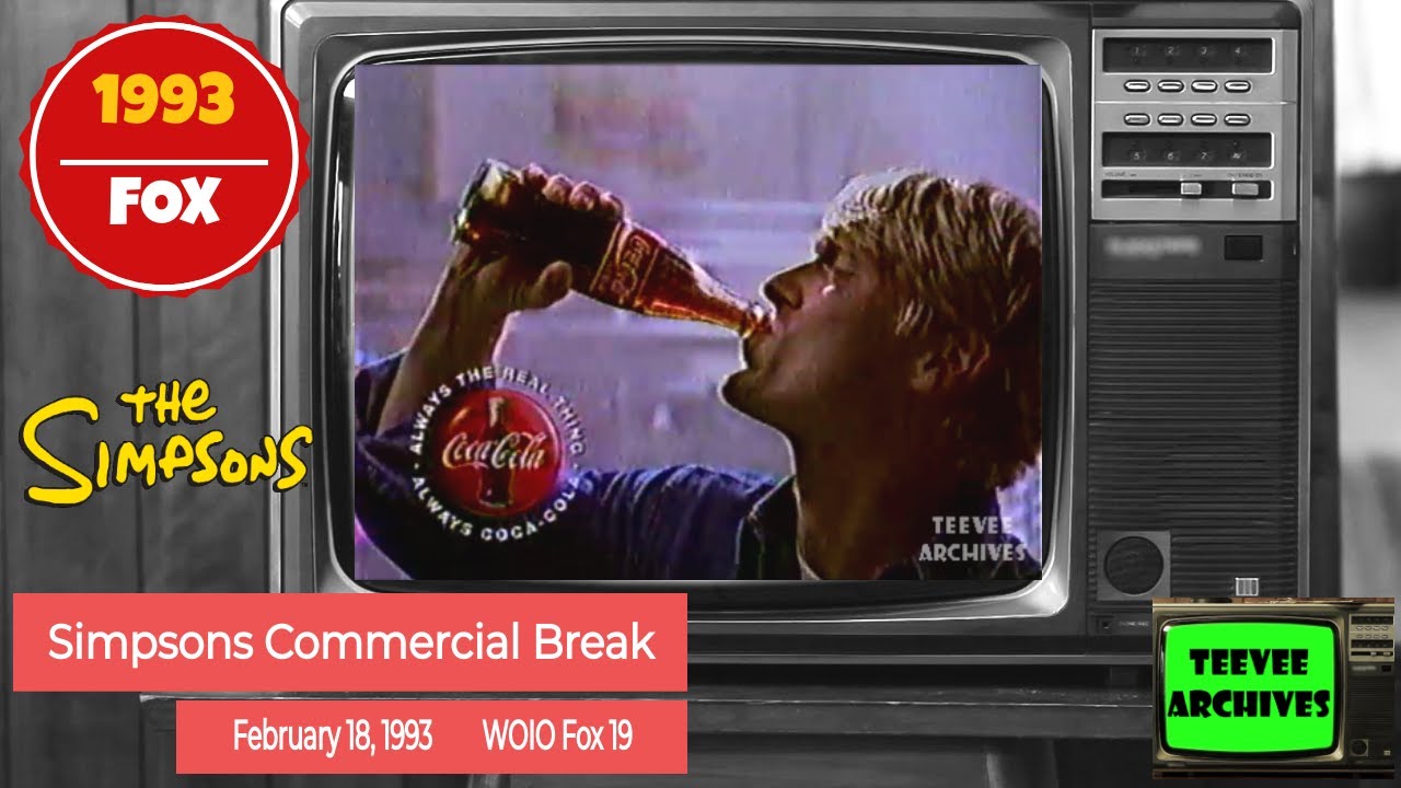 Simpsons Commercial Break - February 18, 1993 (Duffless) - YouTube