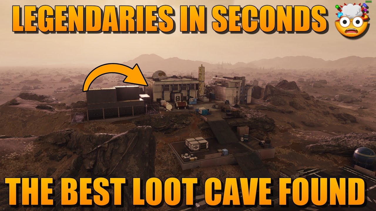 GET LEGENDARIES IN SECONDS!!! The Best Loot Cave In Starfield Found ...