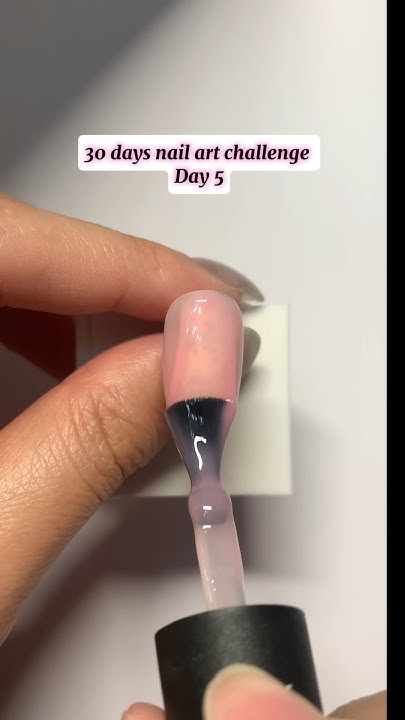 30 days nail art challenge Day5🥰French nail💕💅#nailart #nailinspo #nailtutorial - YouTube