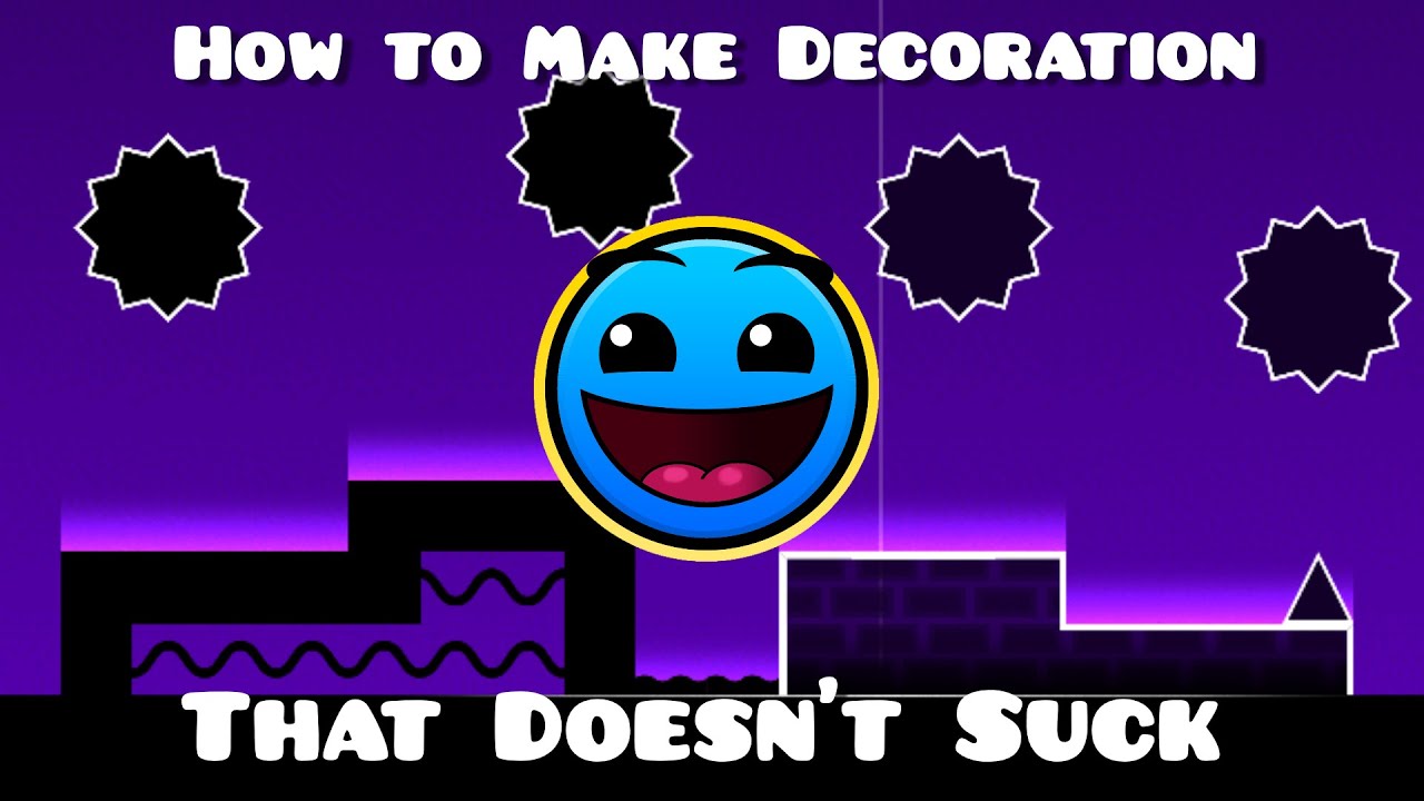 How To Easily Make Basic Decoration | Geometry Dash - YouTube