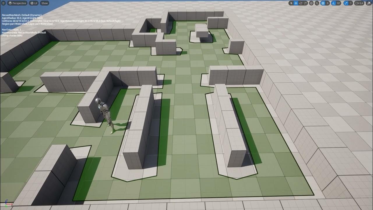 AI Walking to Waymarkers - Part 2: Roam and Search Behavior | Unreal Engine 5 - YouTube