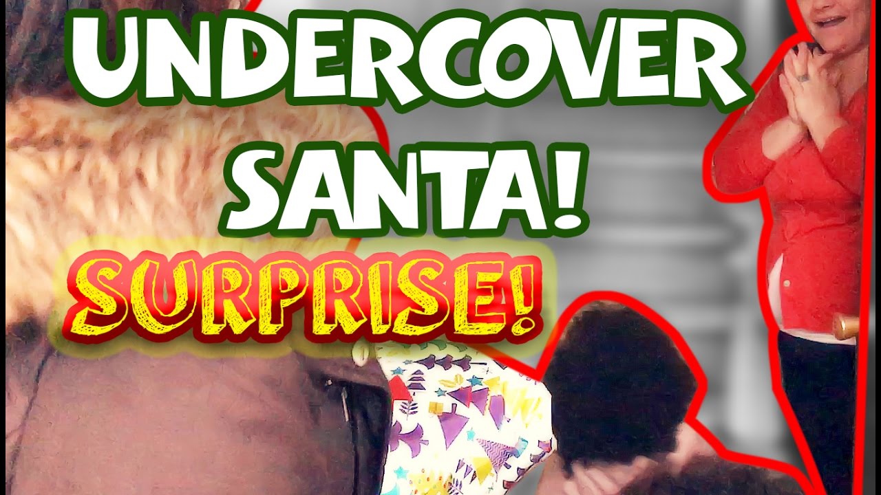 Undercover Santa To Family In Need - YouTube