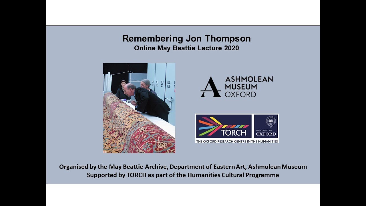 Live stream - Remembering Jon Thompson - Online May Beattie Lecture ...