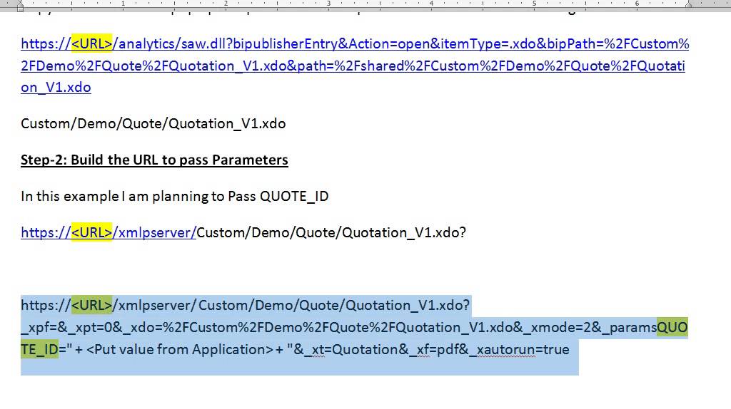 Passing Parameter to BIP Report - YouTube