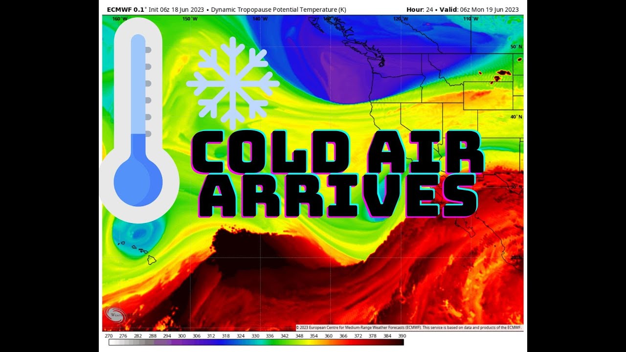 Pacific NW Polar Lobe arrives - YouTube