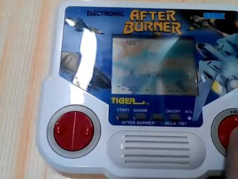 AFTER BURNER LCD HANDHELD GAME SEGA 1987,TIGER 1988 - YouTube