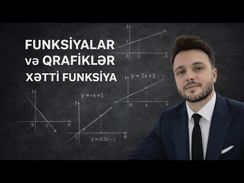 Funksiyalar Və Qrafiklər mövzu izahı. Part-1. Xətti funksiya #buraxılış
