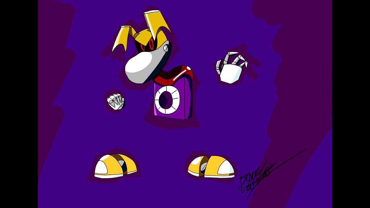 Speedpainting Metal Rayman (Sonic/Rayman crossover) - YouTube