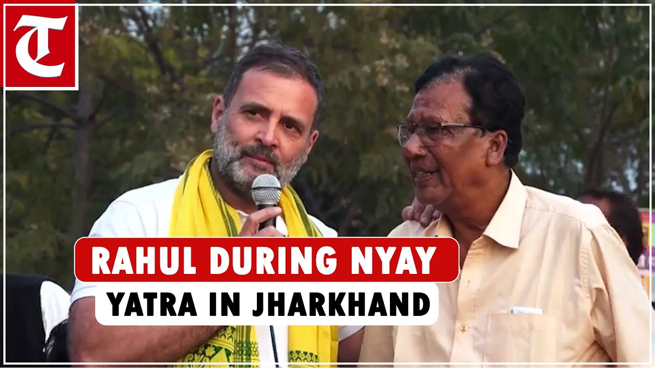 Congress stands for Jal-Jungle-Jamin of tribal people Rahul Gandhi in ...