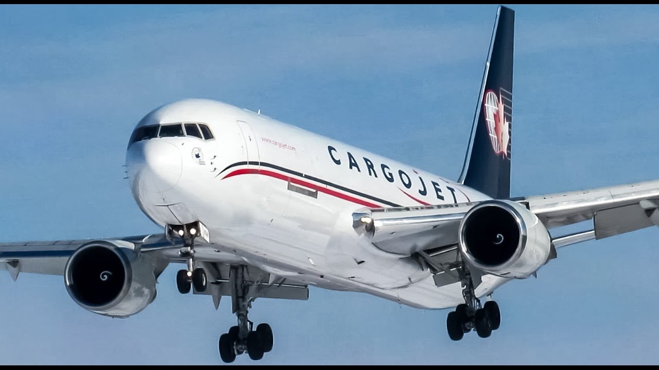 Cargojet 767 300f B763 Landing In Ottawa Yow Cyow Youtube