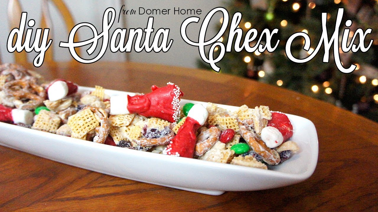 SANTA CHEX MIX | COOKING WITH SELAH - YouTube