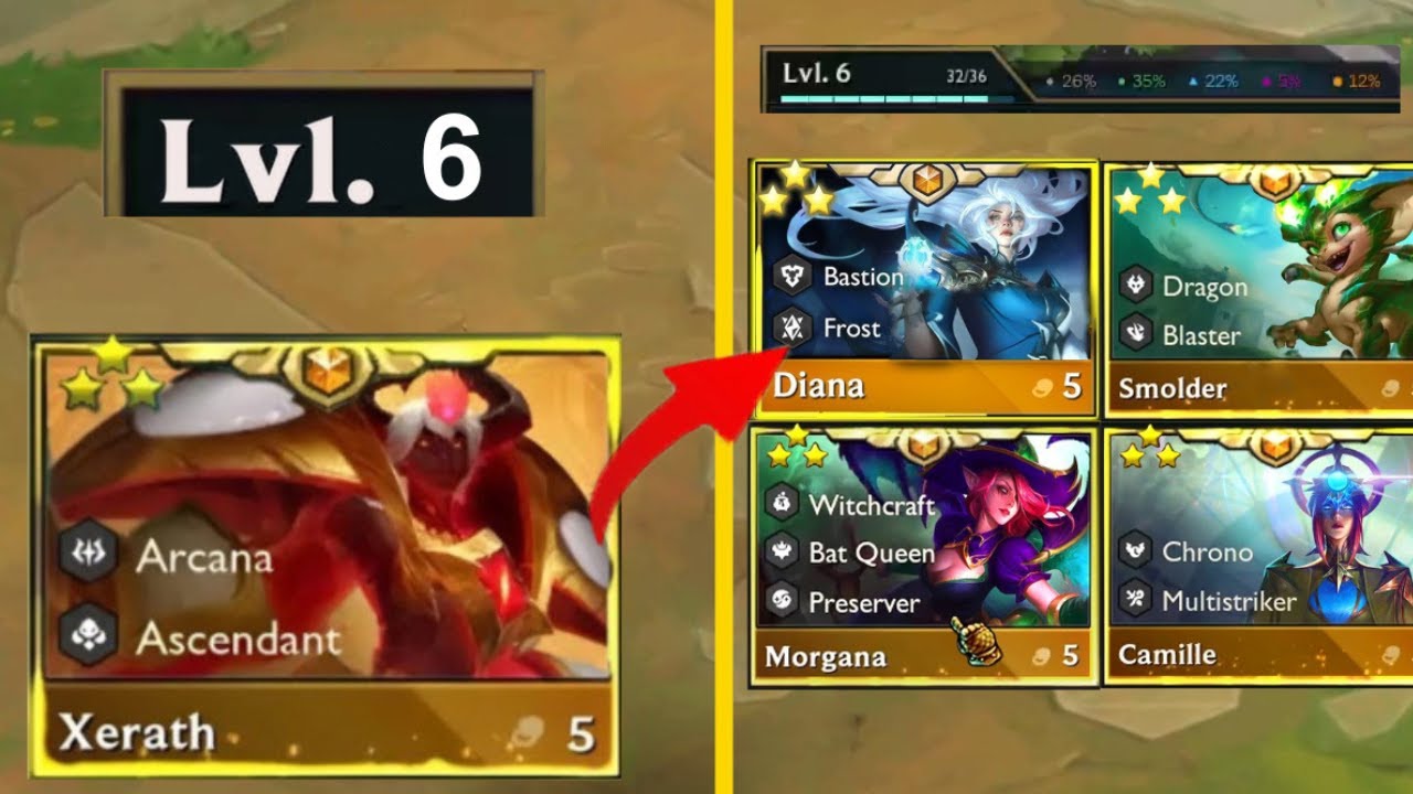 I Got 3 Star Xerath at lvl.6 !?⭐⭐⭐ | TFT SET 12 - YouTube