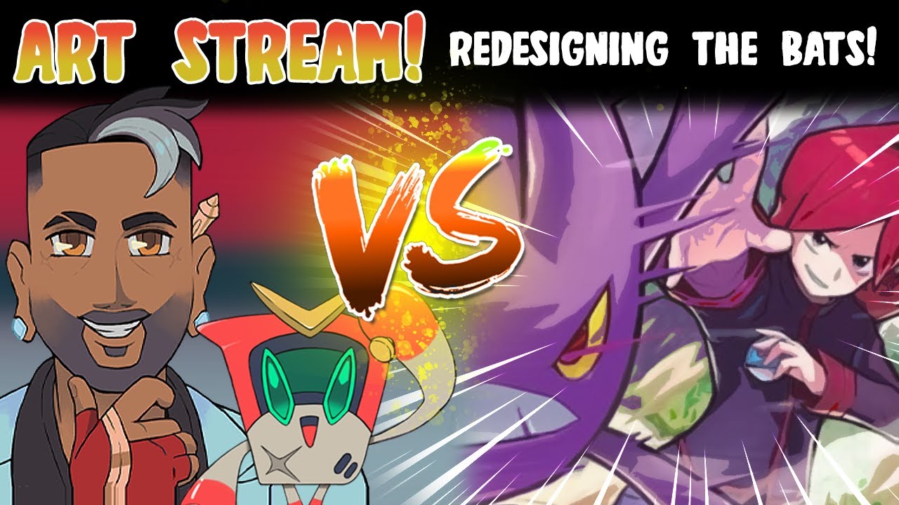 Crobat and Family Redesign - Kanto Reboot Art Stream (Pokemon DEX NEO ...