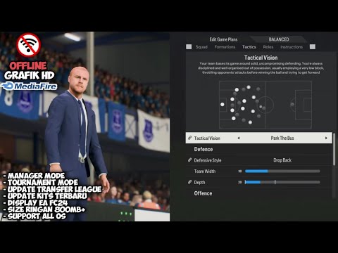 BISA MAIN MANAGER MODE SEPERTI EA FC24!!! Game Sepakbola Android ...
