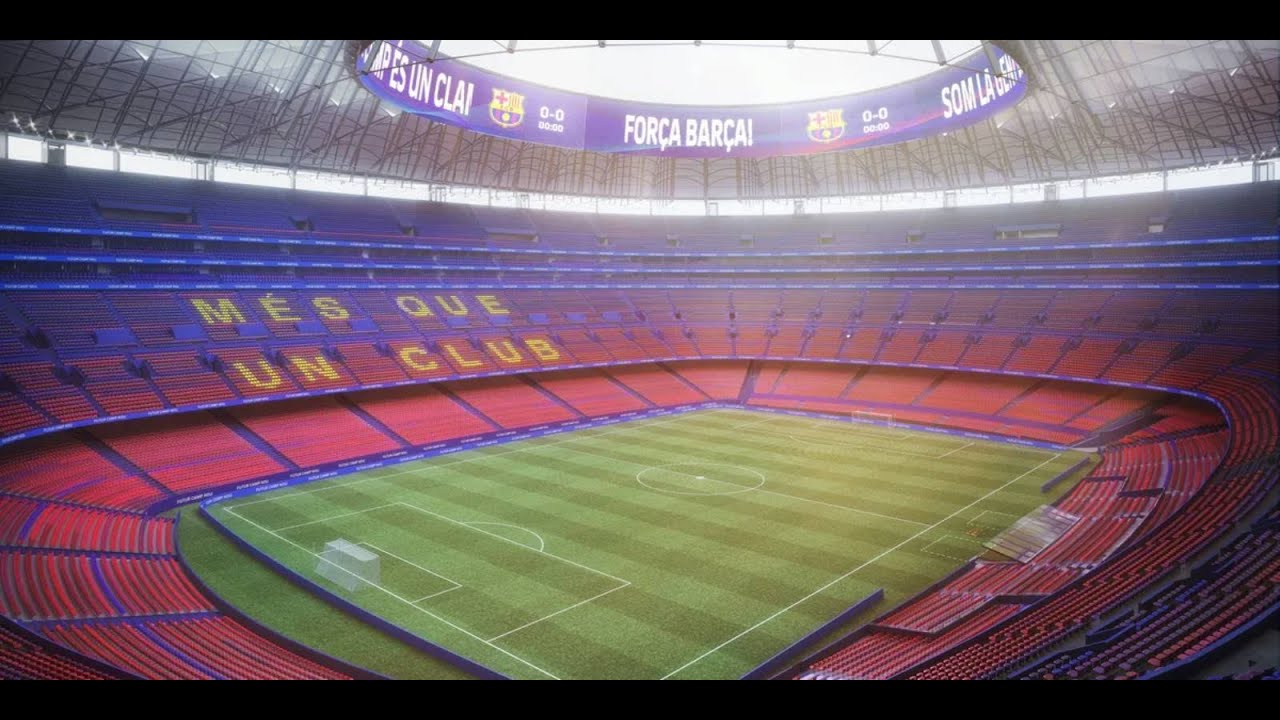 Laporta lava la cara del Camp Nou al estilo del Santiago Bernabéu. # ...