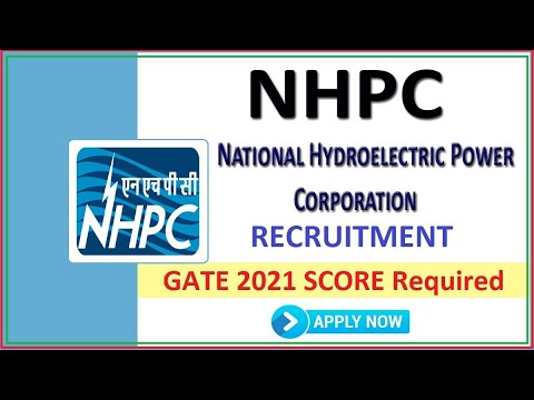 NHPC recruitment through GATE 2021 | No Interview | Direct Recruitment ...