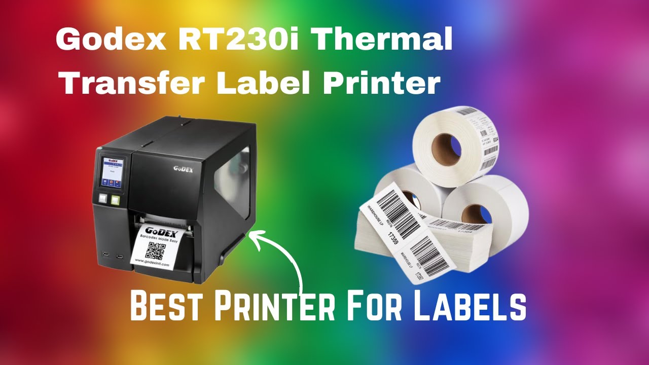 Godex RT230i Thermal Transfer Label Printer | 2024 Review - YouTube