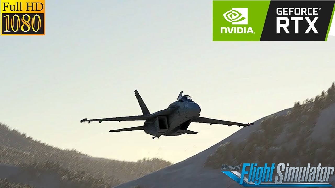 *PURE COCKPIT SOUND* - "A LOW LEVEL DAY" - MSFS2020 F18 LOW LEVEL ...