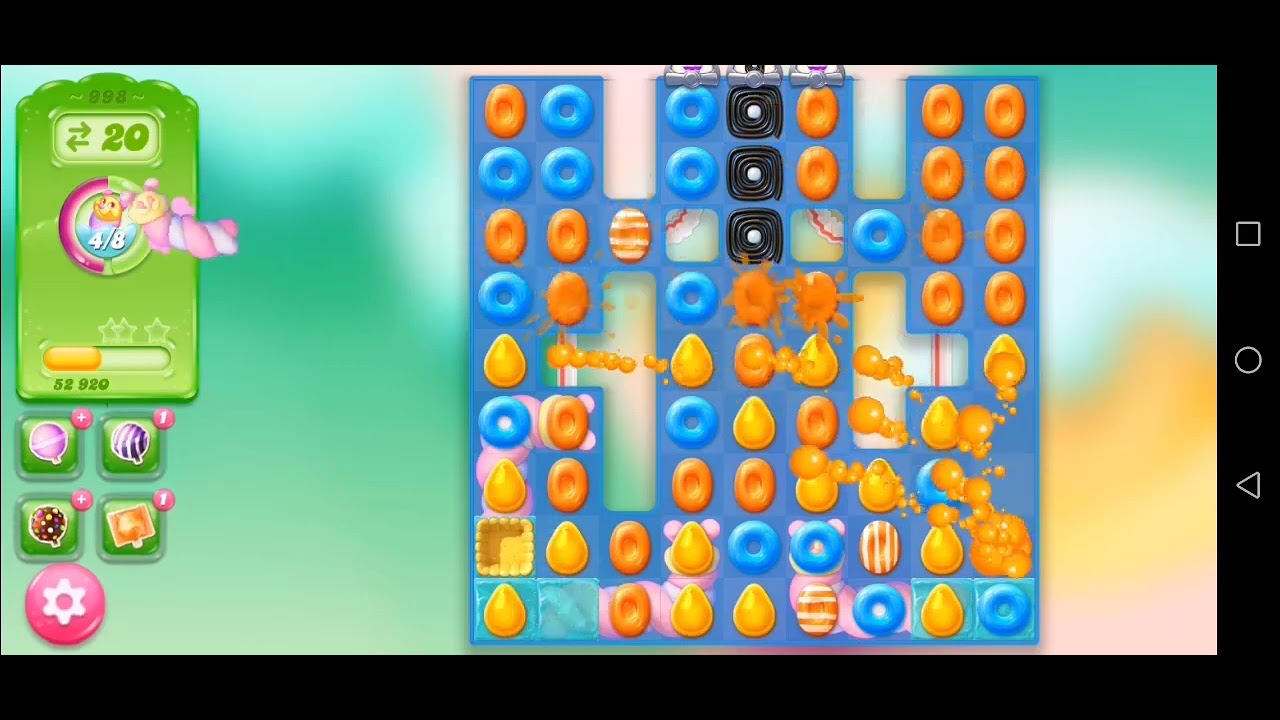Candy crush jelly saga level 998 - YouTube
