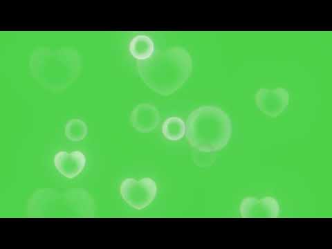 Green screen love effect overlay. Green Screen Video, Chroma Key Video.