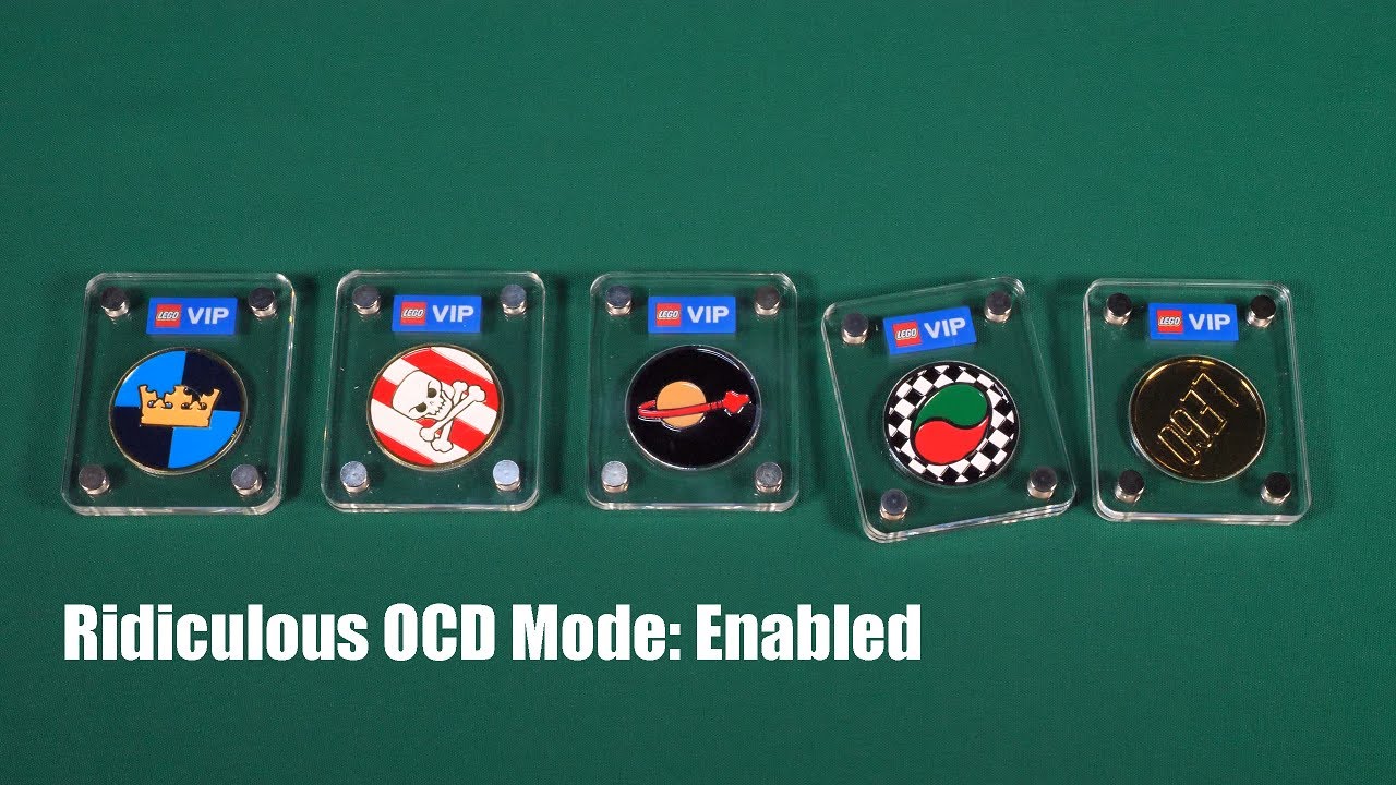 Ridiculously OCD LEGO VIP Coin Video - YouTube