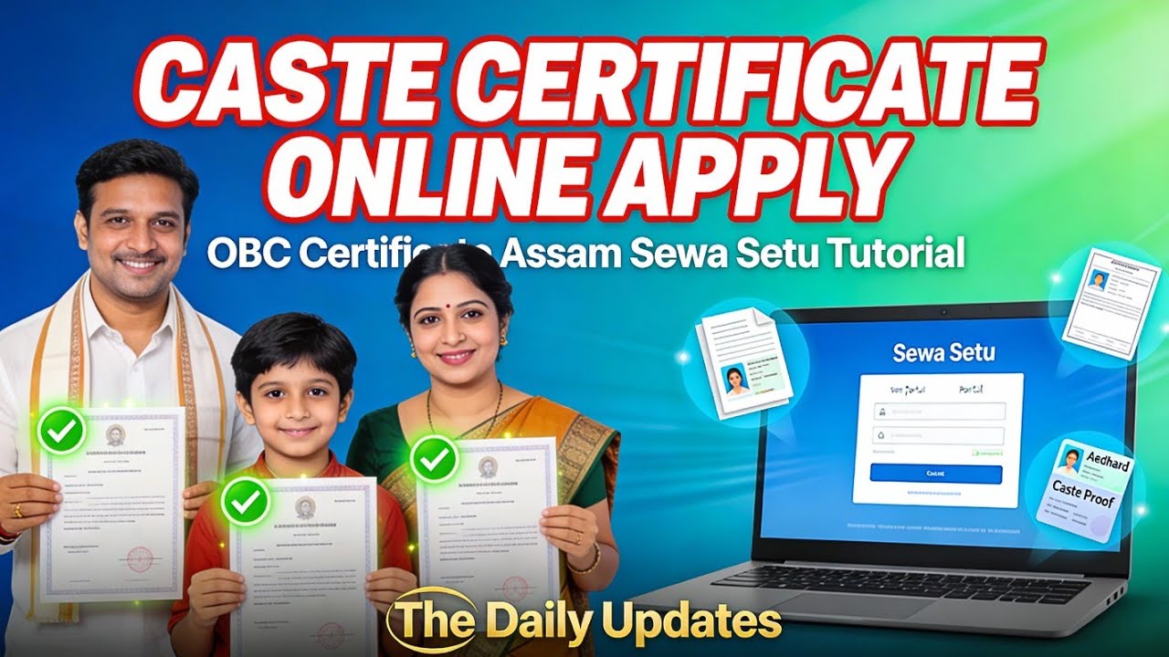HOW TO APPLY CASTE CERTIFICATE / OBC CERTIFICATE ONLINE APPLY/ CASTE ...
