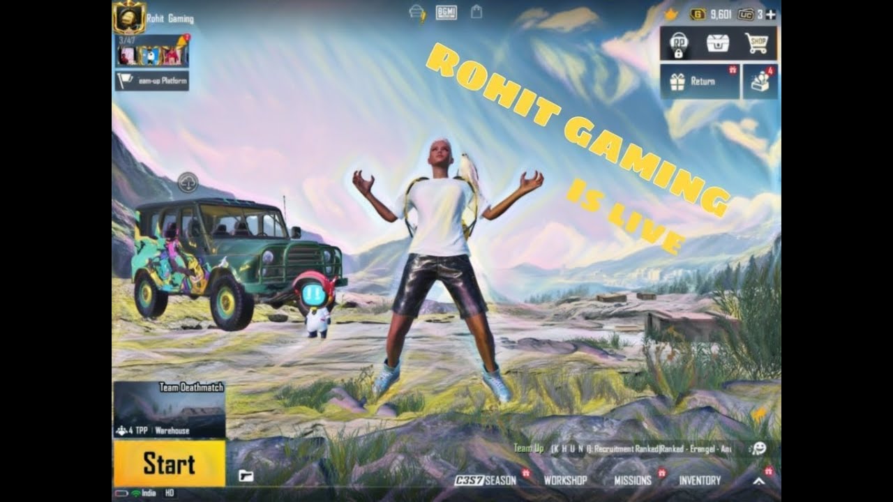 BGMI | LIVE STREAM|#TAMIL | Rohit Gaming | - YouTube