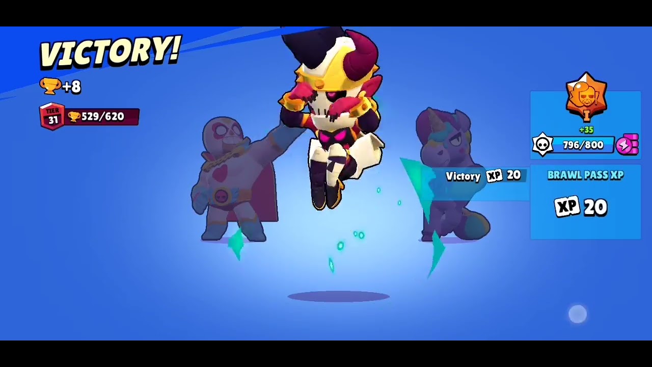 Demon EMZ pushing in Brawl stars - YouTube