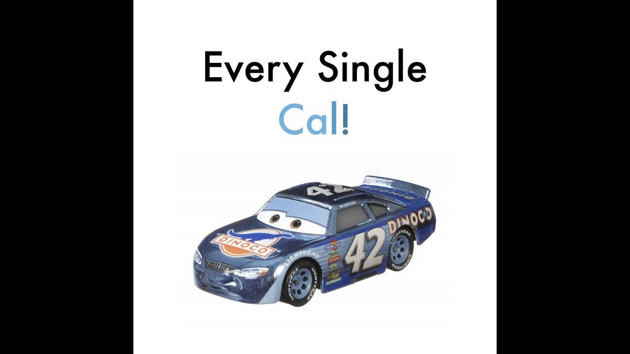 Every Single Disney Cars Cal Weathers Diecast - YouTube