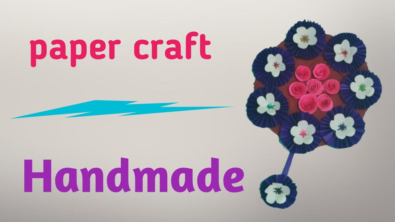 A beautiful handmade paper craft - YouTube