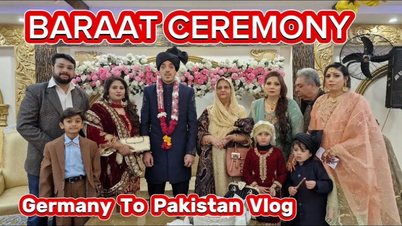 Barat Ceremony | Gulreaz And Kinza Ki Wedding | 🇵🇰Pakistani Family In ...