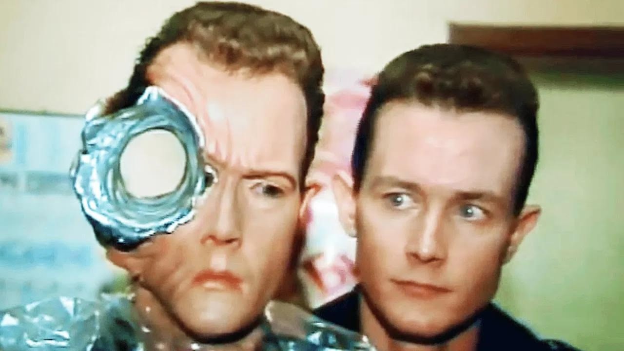 TERMINATOR 2 JUDGMENT DAY Behind The Scenes #2 (1991) Arnold ...