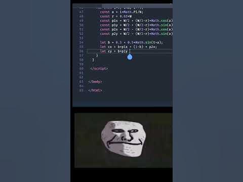 Create Canvas animation in Javascript | html 5 canvas #shorts #javascript #developer #coding ...