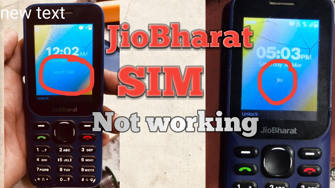 Jio Bharat Sim Not werking jio JBB021B1 sim 100% solisan - YouTube
