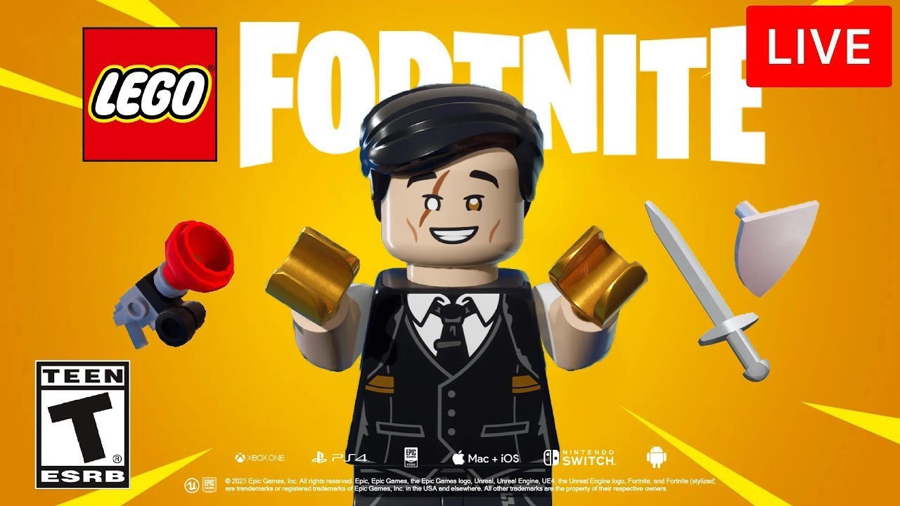 🔴LIVE - FORTNITE LEGO® GAMEPLAY & TRAILER! (Fortnite Chapter 5) - YouTube