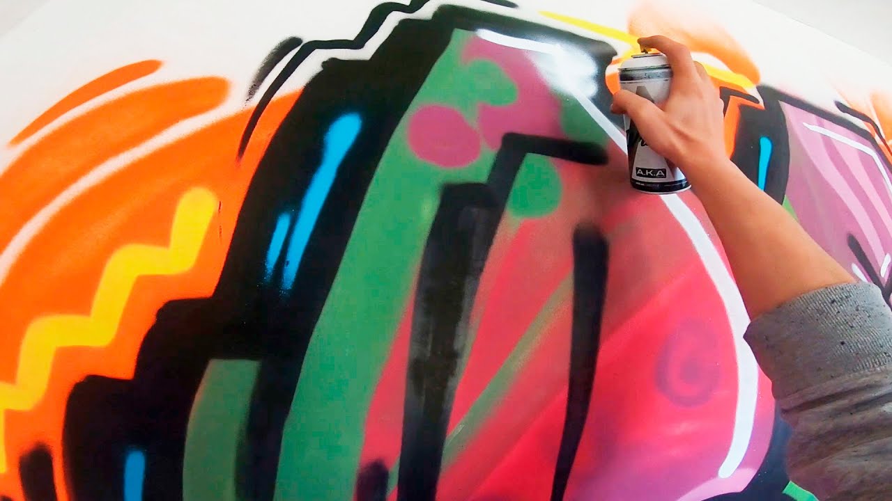 Graffiti - RESAKS //⚡ RAW FreeStyle in ABANDONED BUILDING ⚡// - YouTube