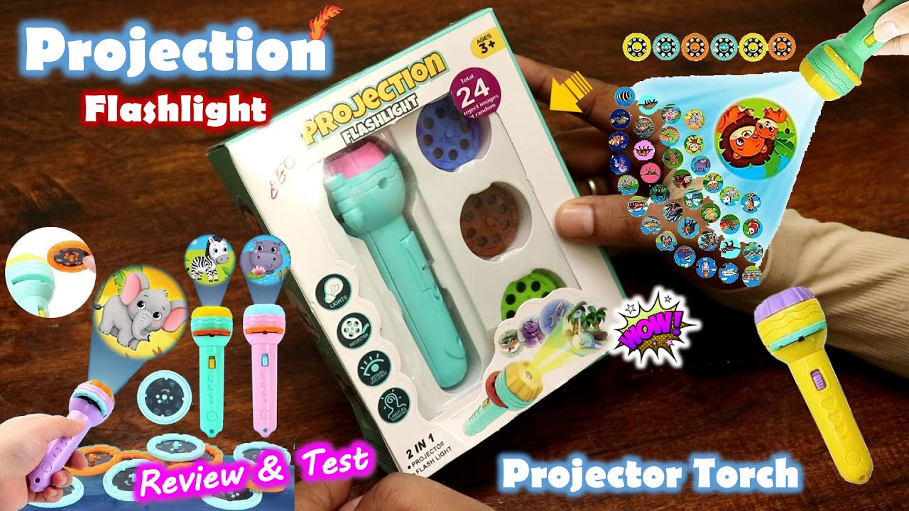 Flashlight Projector Torch Review & Test | Projector Torch ...