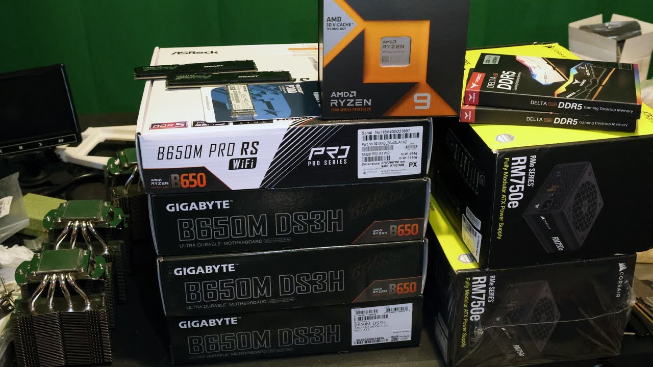 Building - Thx Newegg For The Bent Pins - Asrock B650m PRO RS WIFI ...