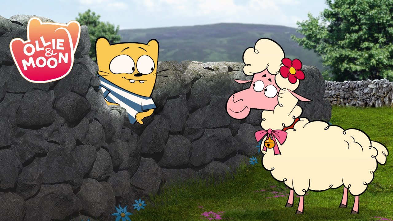 Sheep Chase & the Magic Clover! 🍀🐑 | Ollie and Moon English | 1H | S1 ...