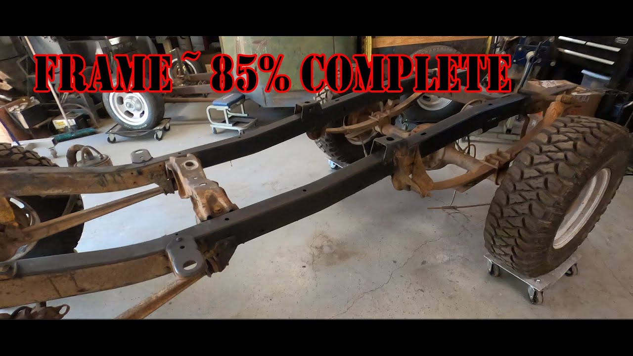 Classic Bronco Restoration: Frame 85% Complete and Looking Fine! - YouTube