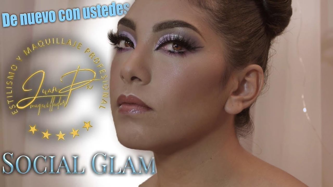 Paso a paso maquillaje social glam. - YouTube