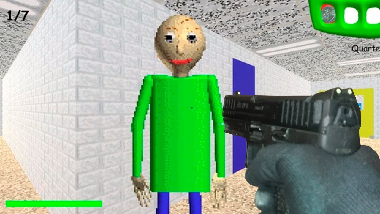 AL FIN MI VENGANZA! LE DISPARO a BALDI'S BASIC en MOVIL IPHONE POCKET ...