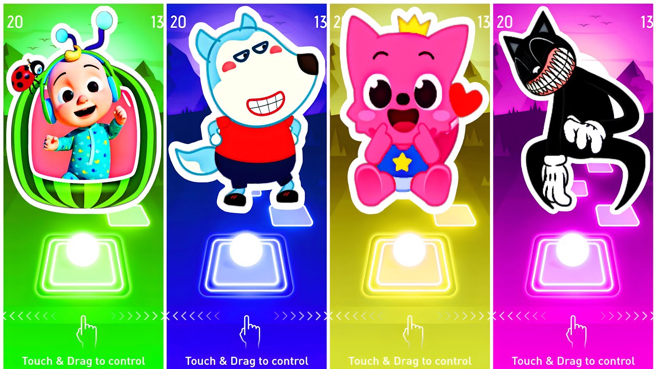 Cocomelon🆚Wolfoo🆚Pinkfong🆚Cartoon Cat.🎶Who is Best? - YouTube