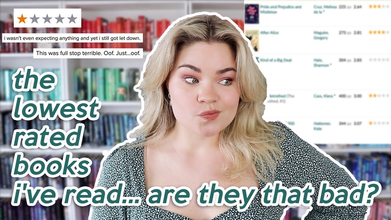 the lowest rated books i've read (according to goodreads) - YouTube