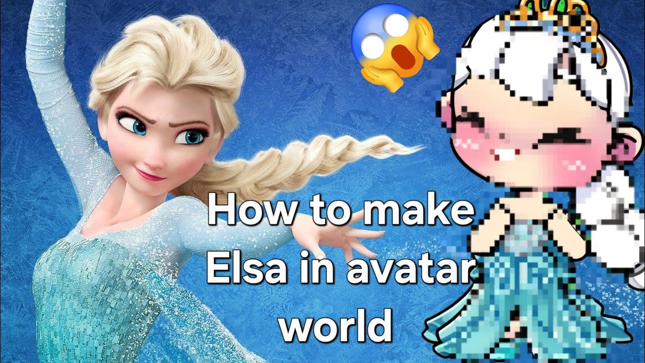 HOW TO MAKE ELSA IN AVATAR WORLD! ️🥶🩵 - YouTube